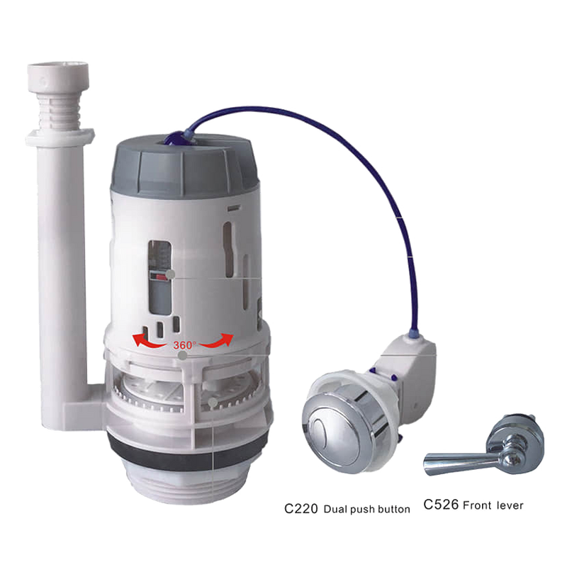 3 Inch Soft Push Cable Dual Flush Valve - Buy toilet flush parts, dual ...